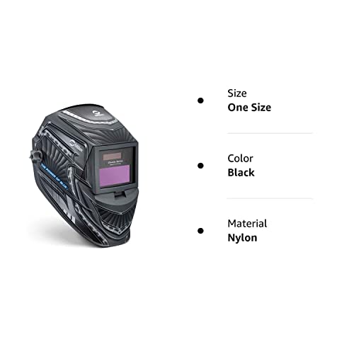 Miller 288519 Classic Series Auto Darkening Welding Helmet with ClearLight Lens, Metal Matrix