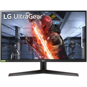 lg ultragear fhd 27-inch gaming monitor 27gn800-b, ips 1ms (gtg) with hdr 10 compatibility, nvidia g-sync, and amd freesync premium, 144hz, black