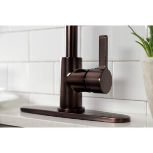 Kingston Brass LS8675CTL Continental Pre-Rinse Kitchen Faucet, Oil Rubbed Bronze