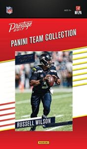 seattle seahawks 2017 panini prestige factory sealed team set with russell wilson and richard sherman plus