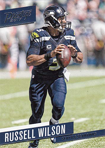 Seattle Seahawks 2017 Panini Prestige Factory Sealed Team Set with Russell Wilson and Richard Sherman Plus