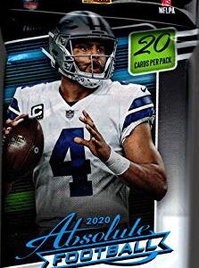 2020 Panini Absolute NFL Football CELLO box (12 pks/bx)