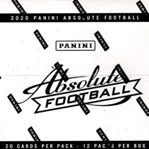 2020 Panini Absolute NFL Football CELLO box (12 pks/bx)