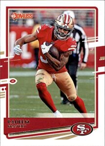 2020 donruss #16 raheem mostert san francisco 49ers nfl football card nm-mt