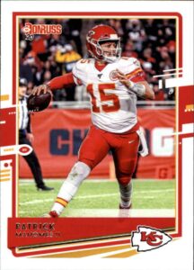 2020 donruss #1 patrick mahomes ii kansas city chiefs nfl football card nm-mt