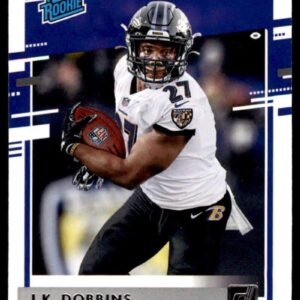 2020 Donruss #311 J.K. Dobbins Baltimore Ravens NFL Football Card (RC - Rookie Card) NM-MT