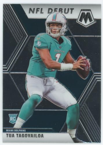 2020 Panini Mosaic Football #262 Tua Tagovailoa Miami Dolphins Official NFL Trading Card From Panini America in Raw (NM or Better) ConditionF