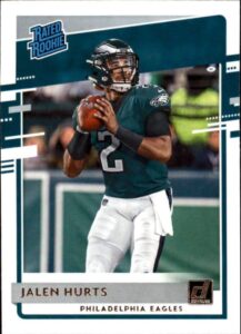 2020 donruss #314 jalen hurts philadelphia eagles nfl football card (rc - rookie card) nm-mt