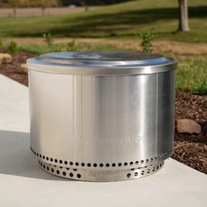 Solo Stove Yukon 27" Lid 304 Stainless Steel Yukon Fire Pit Accessories for Outdoor Fire Pits and Camping Accessories