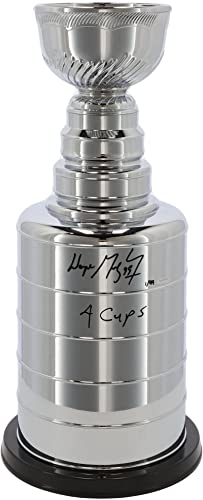 Wayne Grezky Edmonton Oilers Autographed Replica Stanley Cup with "4 Cups" Inscription - Limited Edition of 99 - Upper Deck - Autographed Stanley Cup Replicas