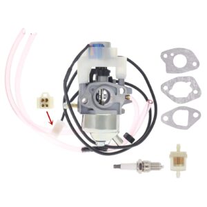 cnfaner 16100-zl0-d66 carburetor for honda eu3000i eu3000is generator carb with gaskets kit