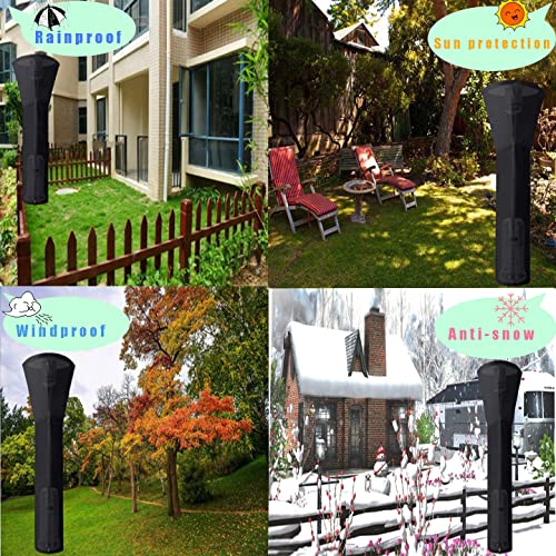 Extra Large Patio Heater Covers（94"H x 36"D x 23"B）