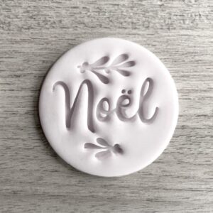 Noel Fondant Embosser, Cookie Stamp