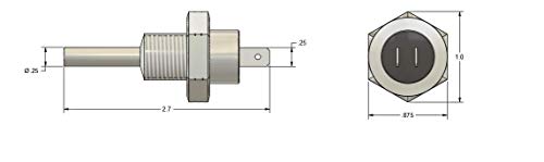 Wholesale Sensors Replacement for Pentair 42001-0053S Heater Thermistor for Pool & Spa Electrical Systems 12 Month Warranty