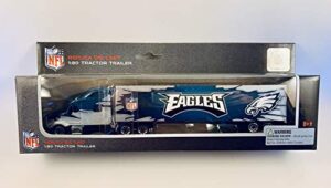 press pass 2009 team nfl philadelphia tractor trailer 1:80 scale diecast - eagles