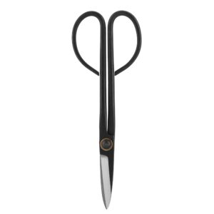 oumefar 205mm long handle bonsai scissors steel pruning shear bud leaves twigs cutting trimming tool garden equipment