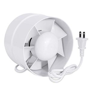 inline duct fan 4 inch vent booster, hvac exhaust intake fans 76 cfm, ventilation blower for grow tent attic kitchen garage greenhouse basement (Φ 4 inch/110v)