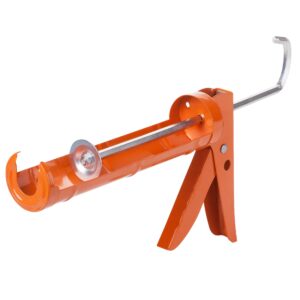 bates- caulking gun, 10:1 thrust ratio, orange, caulking tool gun, caulk gun no drip, hand caulking guns, silicone gun, caulking gun tool, no drip caulk gun, caulk guns, caulking gun dripless