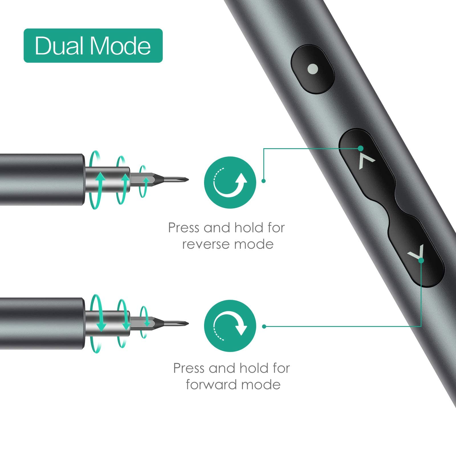 ORIA Electric Screwdriver, (New Version) 28 in 1 Mini Electric Screwdriver Set, Rechargeable Repair Tools Kit, Precision Screwdriver with Type-C Charging, for Smartphones,Toys, PC