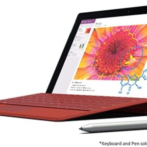 Microsoft Surface 3 10.8" FHD (1920x1280) Touchscreen 2-in-1 Education and Business Laptop Tablet (Intel Quad-Core Atom x7-Z8700, 4GB RAM, 64GB SSD) Mini DP, WiFi AC, Webcam, Windows 10 Pro