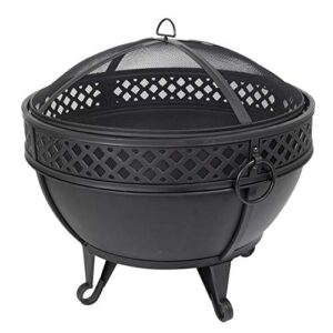 Pleasant Hearth OFW003R fire Pit, Black