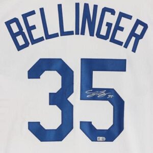 Cody Bellinger Los Angeles Dodgers 2020 MLB World Series Champions Autographed Nike White Authentic World Series Logo Jersey - Autographed MLB Jerseys