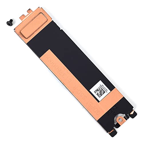 Slot 2 M.2 SSD Hard Drive Heatsink Cover with Thermal for Dell XPS 15 9520 9510 9500, Dell XPS 15 9520 9510 SSD Heatsink P/N: 04TW9C 4TW9C 3JJDG 03JJDG, for SSD-R