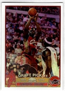 2003-04 topps chrome #111 rookie rc lebron james reprint