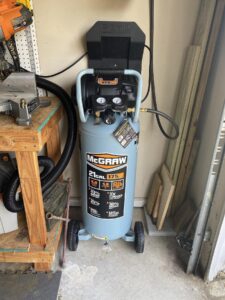 21 gallon 175 psi oil-free vertical air compressor