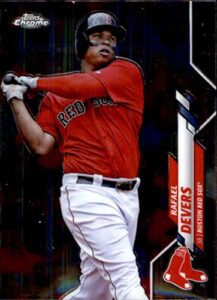 2020 topps chrome #93 rafael devers boston red sox mlb baseball card nm-mt