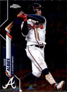 2020 topps chrome #62 ozzie albies atlanta braves mlb baseball card nm-mt