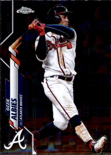 2020 Topps Chrome #62 Ozzie Albies Atlanta Braves MLB Baseball Card NM-MT