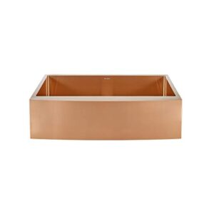 Swiss Madison Well Made Forever SM-KS758RG Farmhouse Kitchen Sink, Rose Gold