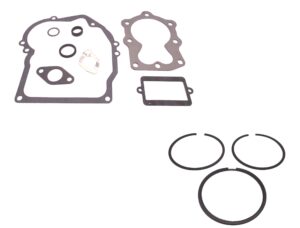 tecumseh genuine 37613a gasket set & 40006 std piston ring set kit oem