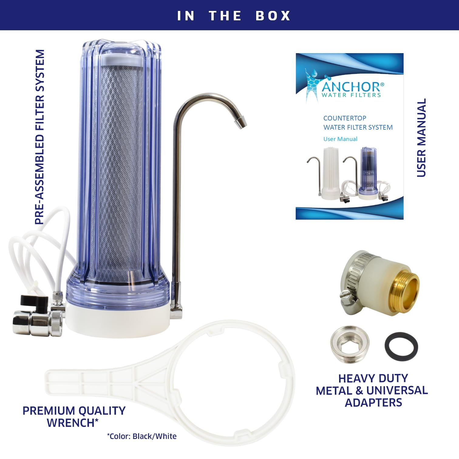 Anchor AF-3000 CTO Carbon Block Countertop Water Filter