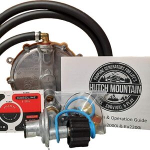 Hutch Mountain Generator Propane Conversion Kit EU3000is- Trifuel Generator Conversion Kit for Propane, Gasoline and Natural Gas, Portable Generator Conversion Kit Compatible with Honda EU3000is