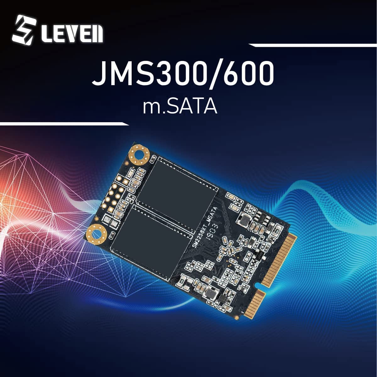 LEVEN JMS600 mSATA SSD 1TB 3D NAND SATA III 6 Gb/s, mSATA (30x50.9mm) Internal Solid State Drive