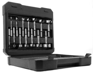 wen fb5114 14-piece forstner bit set with carrying case