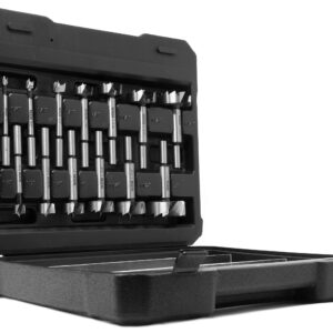 WEN FB5114 14-Piece Forstner Bit Set with Carrying Case