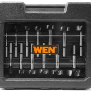 WEN FB5114 14-Piece Forstner Bit Set with Carrying Case