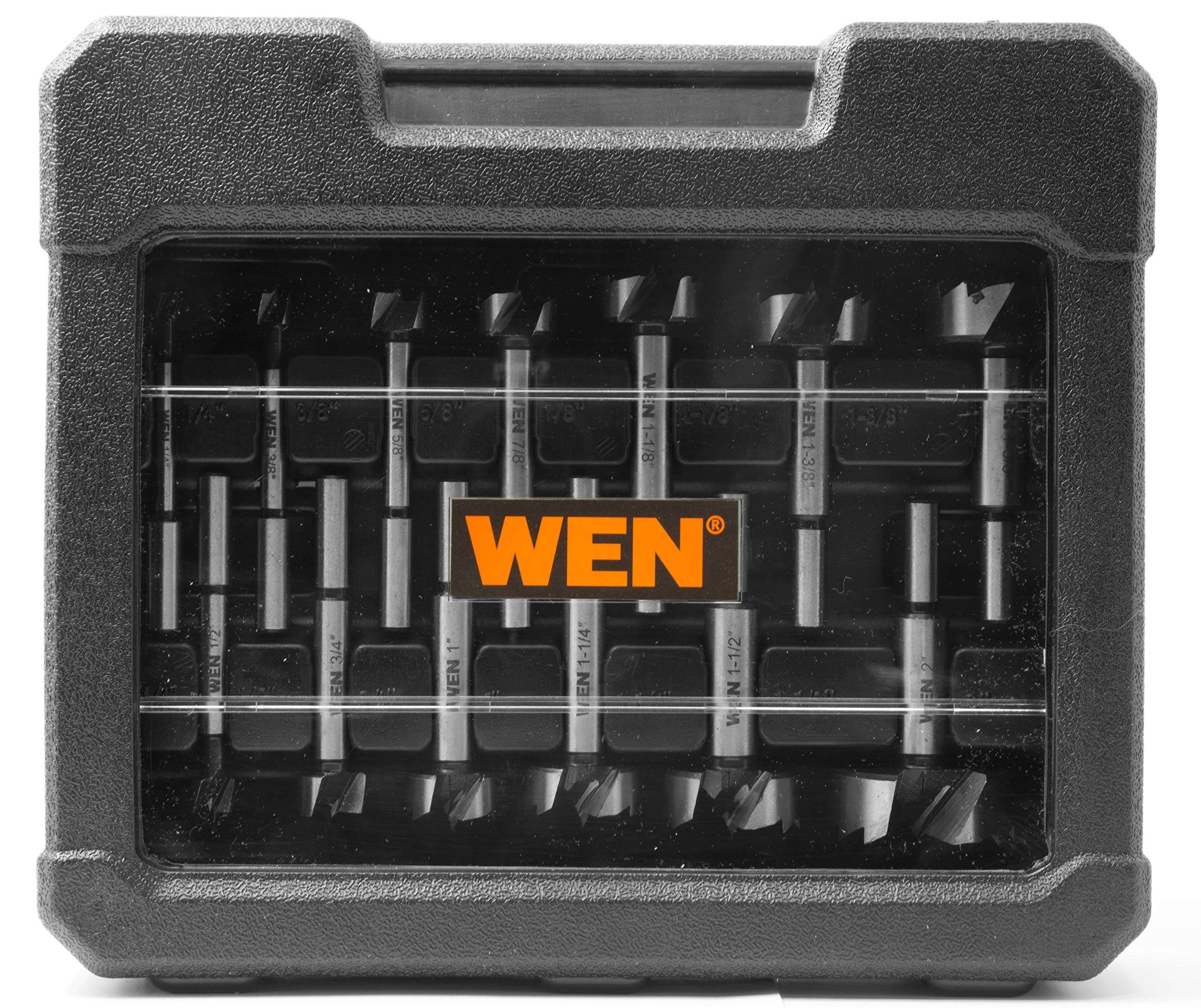 WEN FB5114 14-Piece Forstner Bit Set with Carrying Case