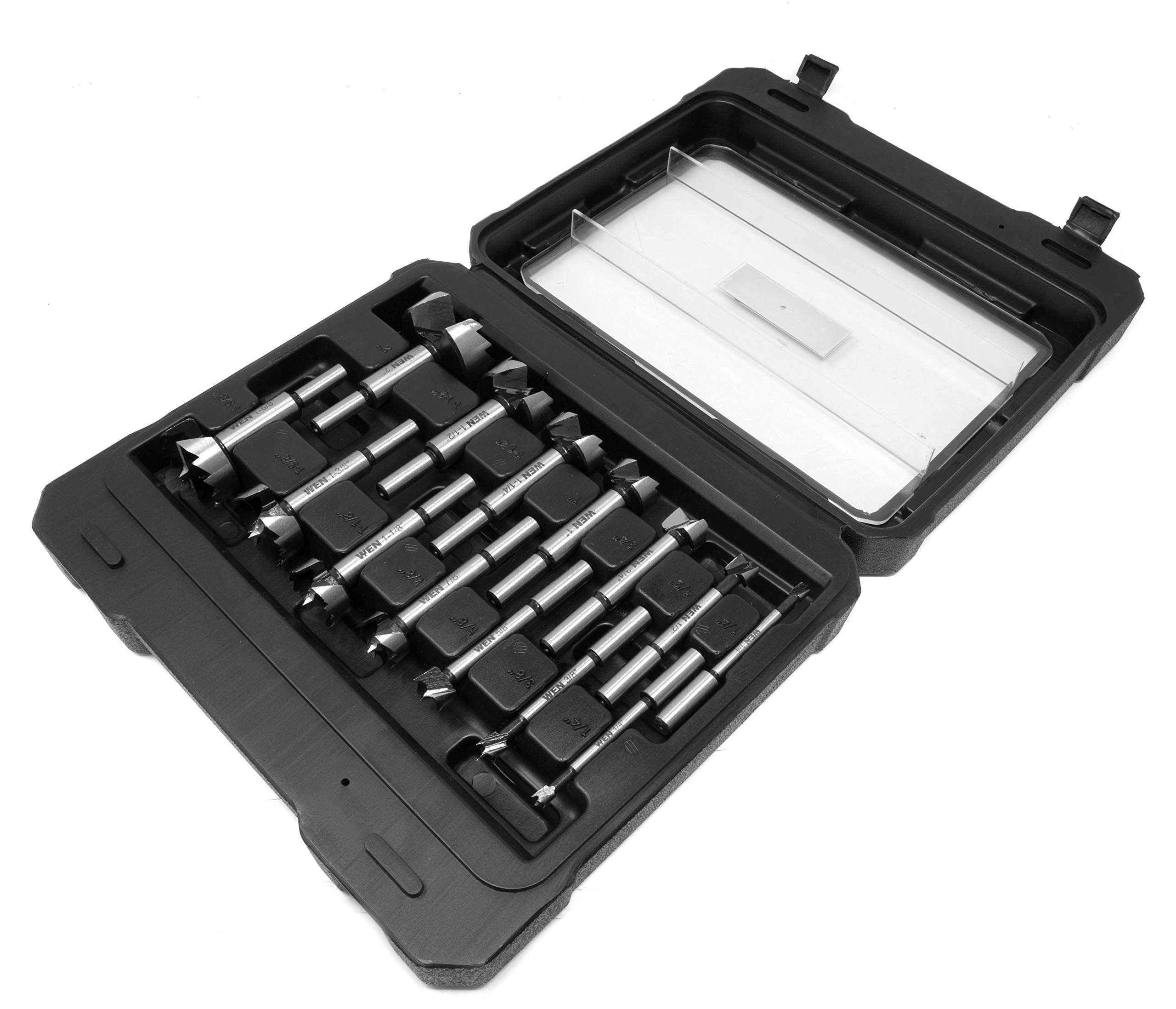 WEN FB5114 14-Piece Forstner Bit Set with Carrying Case