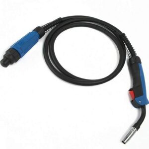 MIG Welder Torch, MB-15 200A MIG Welding Torch, Fit Flux Core Welder Machine, Gas Solid Wire Mig Welder Accessories, Stinger Replacement Welding Accessories, Welding Gun Torch Fit 0.8 1.0 1.2mm Wire