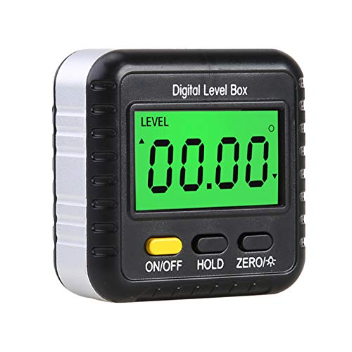 GoolRC Digital Angle Finder Gauge 360 Degree Mini Digital Protractor Inclinometer Magnetic Angle Cube Electronic Level Box with LCD Display for Construction Automobile Repair Carpenter Craftsman Home