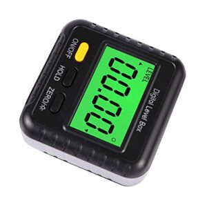 GoolRC Digital Angle Finder Gauge 360 Degree Mini Digital Protractor Inclinometer Magnetic Angle Cube Electronic Level Box with LCD Display for Construction Automobile Repair Carpenter Craftsman Home