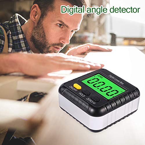 GoolRC Digital Angle Finder Gauge 360 Degree Mini Digital Protractor Inclinometer Magnetic Angle Cube Electronic Level Box with LCD Display for Construction Automobile Repair Carpenter Craftsman Home