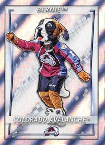 2020-21 topps nhl stickers #122 bernie mascot colorado avalanche foil official hockey album collection peelable sticker (approx 2 by 3 inches)