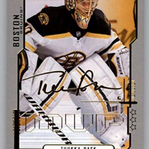 2020-21 Upper Deck MVP 20th Anniversary Third Star #55 Tuukka Rask Boston Bruins NHL Hockey Trading Card