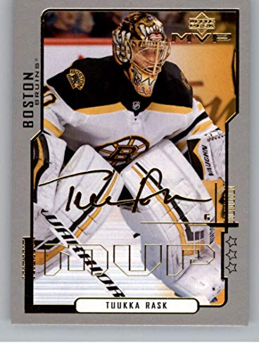 2020-21 Upper Deck MVP 20th Anniversary Third Star #55 Tuukka Rask Boston Bruins NHL Hockey Trading Card