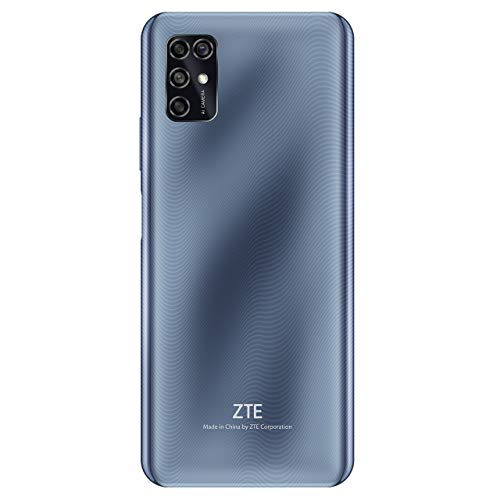 ZTE Blade V20 Smart (128GB, 4GB) 6.82", 16MP Quad Camera, 5000mAh Battery, Fingerprint & Face Unlock, GSM Unlocked US + Latin 4G LTE (T-Mobile, AT&T) International Model 8010 (Gray)